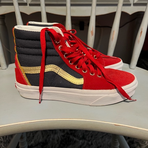 Vans | Shoes | Marvel X Vans Captain Marvel Sk8hi | Poshmark